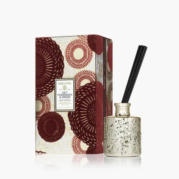 Gilt Pomander & Hinoki Reed Diffuser · SpaSpace Retail Boutique